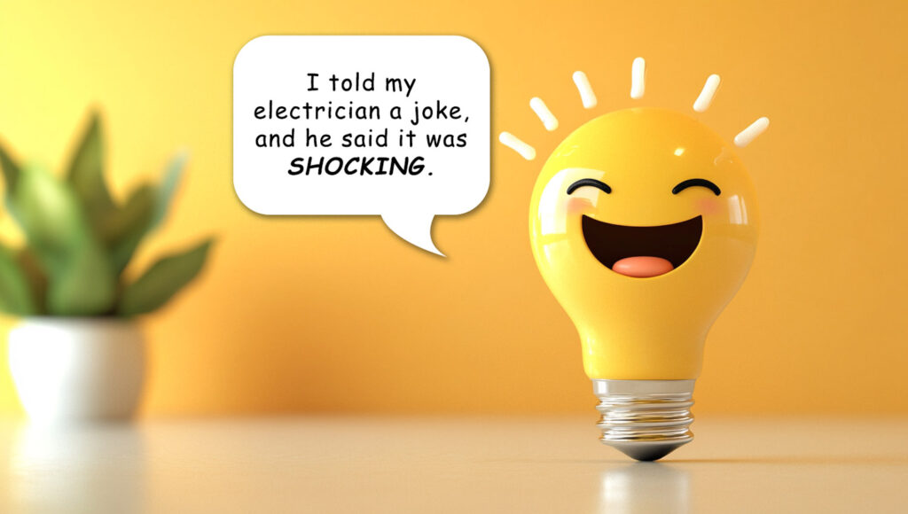 Current Laughs: Energize Your Day with Electricity Jokes!